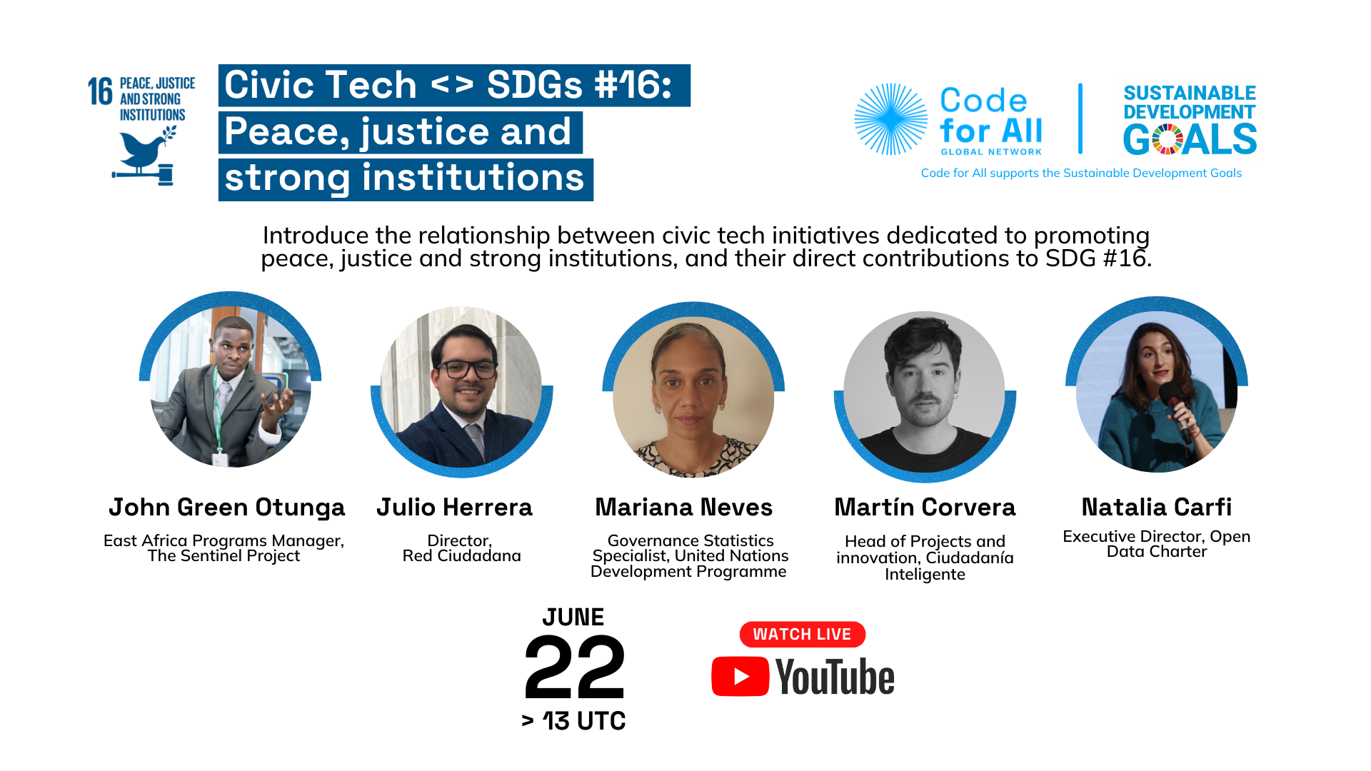 Civic Tech & SDGs: Goal #16 Peace, Justice, and Strong Institutions ...